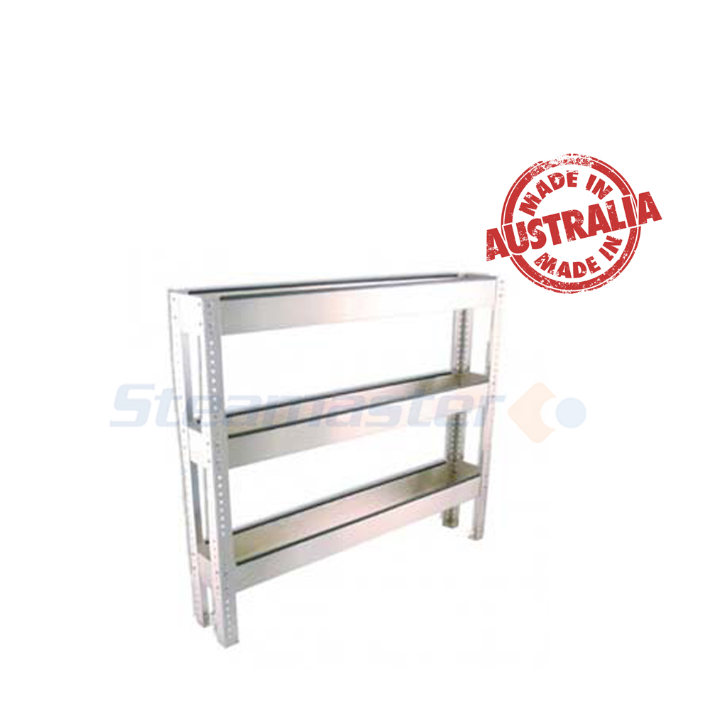 Chemical Shelf, Grey Powder Coated 3 Tier Chemical Shelf Holds 24 x 5L ...