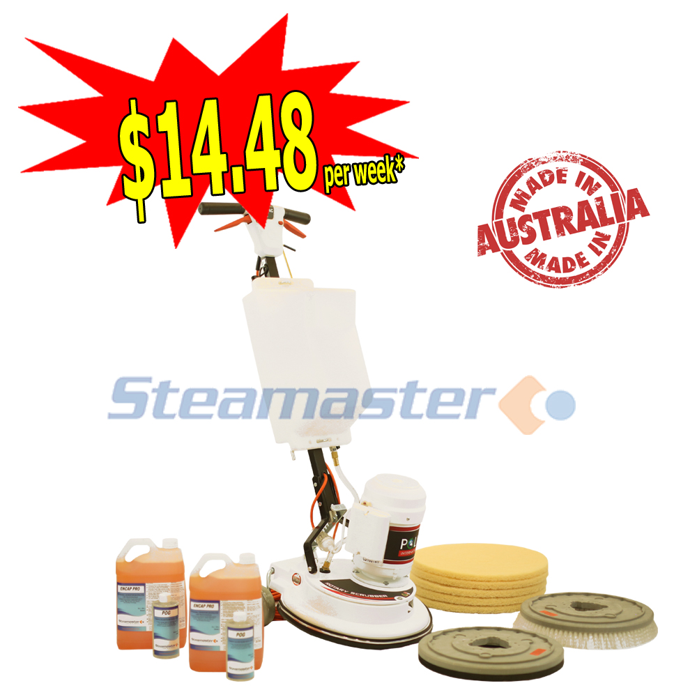 Polivac C27 Dry/Encapsulation Carpet Cleaning Package, 40cm Cleaning ...