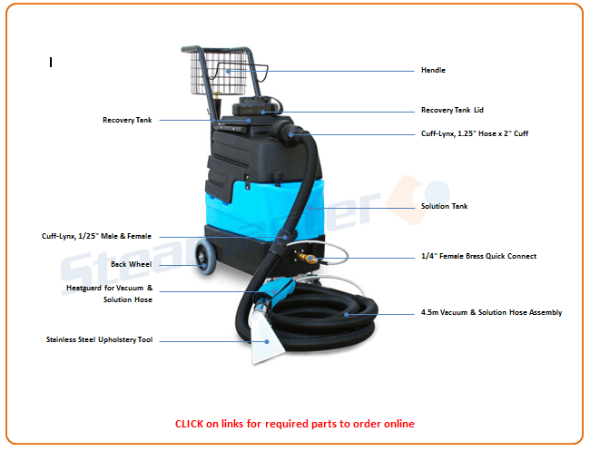 Small Carpet Cleaner - Mytee Lite II 8070 Heated Carpet Extractor for ...
