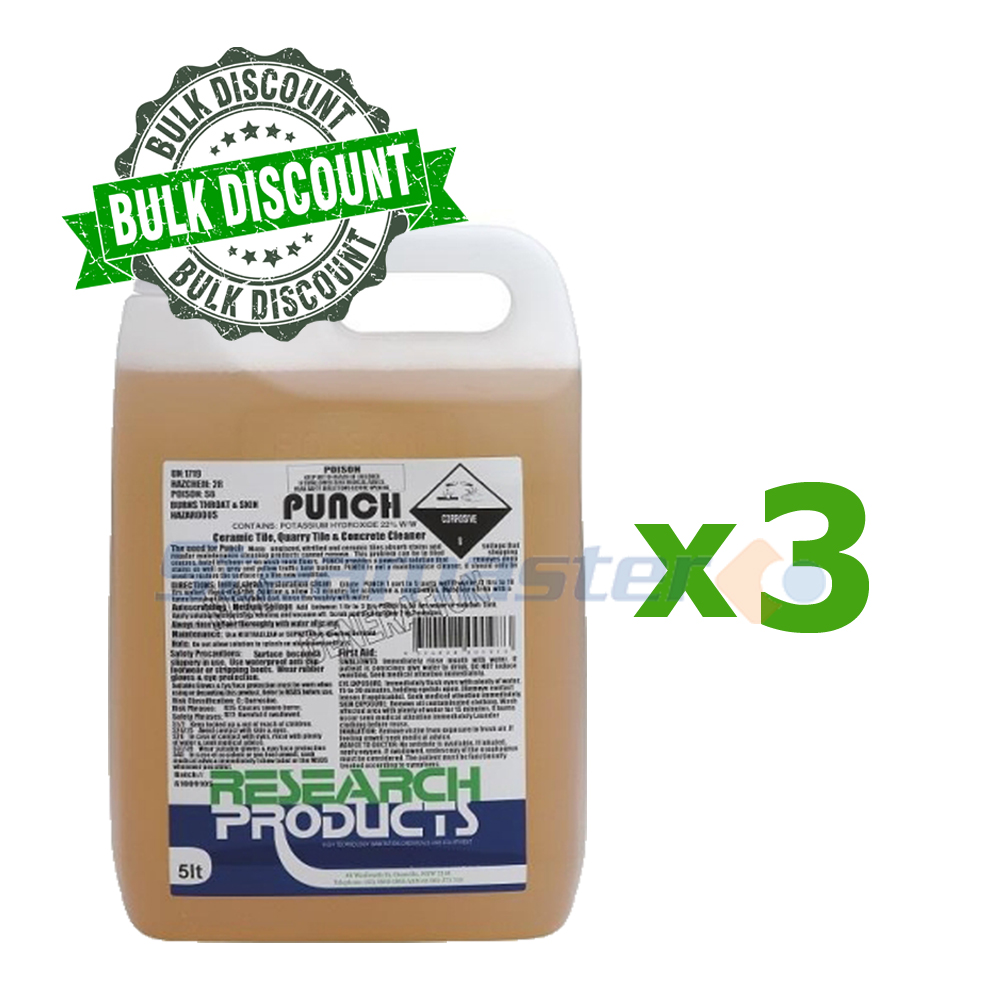 Research Products Punch 15L Powerful, Highly Concentrated Alkaline ...