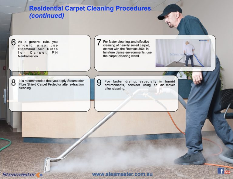 Carpet Cleaning Procedure | Carpet Cleaning Procedures - Steamaster