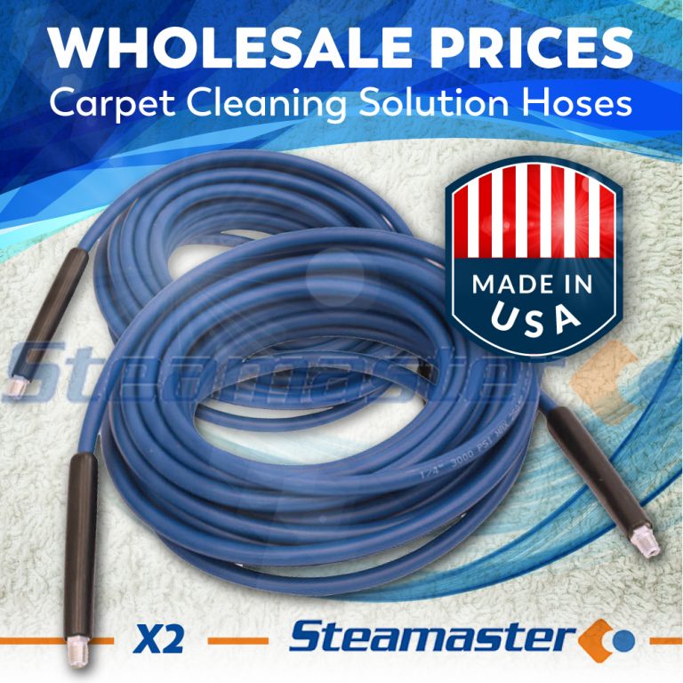 1/4″ 3000PSI Carpet Cleaning Solution Hose 15m x 2 - Steamaster